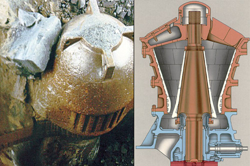 Crusher gap adjustment in rotary crushers | Micro-Epsilon